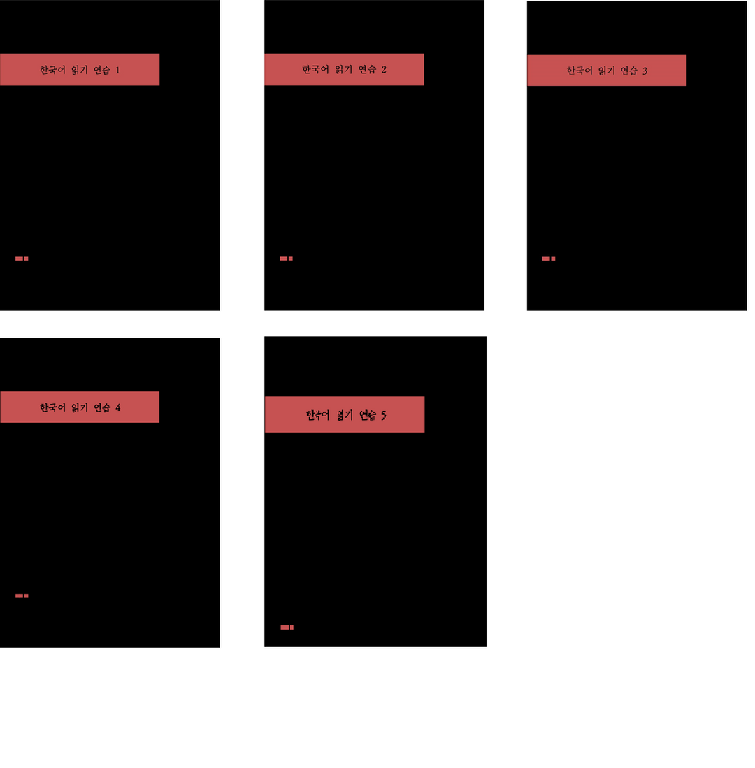 All Korean Reading Books Bundle – Oh, my Korean!